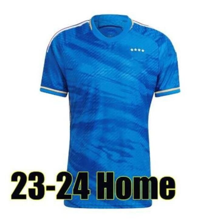 2023 Camisas De Futebol Itália Italia 23 24 Fãs Versão Jogador Maglie ...