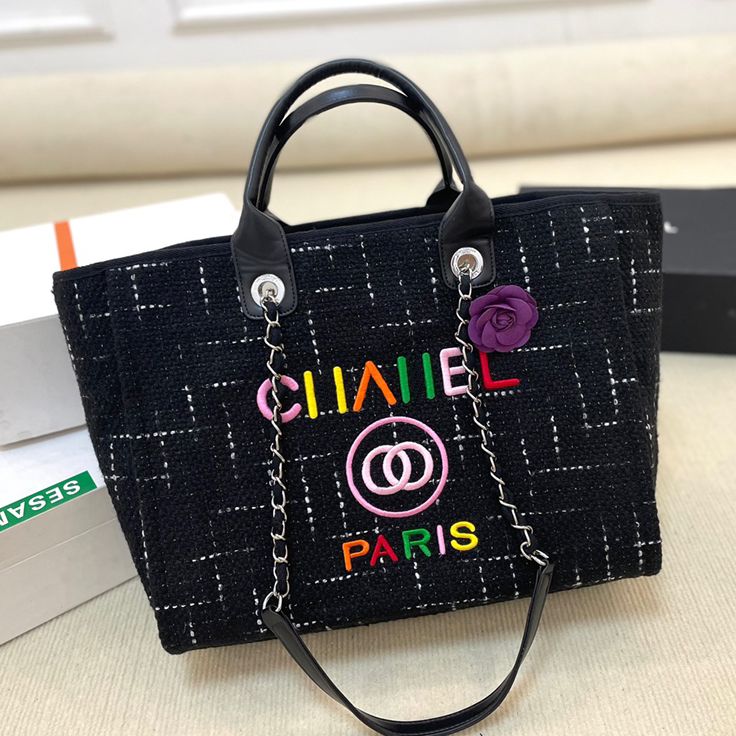 Designer Bags Classic Flower Beach Tote Bag TOP Luxury Large Capacity ...