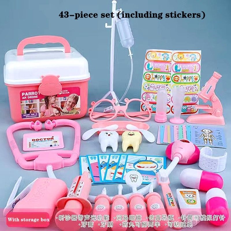 Other Toys Doctor Set For Kids Pretend Play Girls Role Playing Games ...