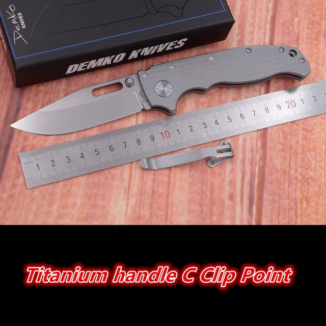 Andrew Demko 2022 Ad20.5 Shark Knife Ceramic Bearing Titanium Handle D2 ...