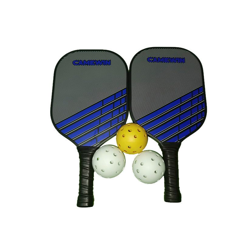 Tennis Rackets Pickleball Racket Set 3 Balls 2 Paddles 1 Bag Carbon ...