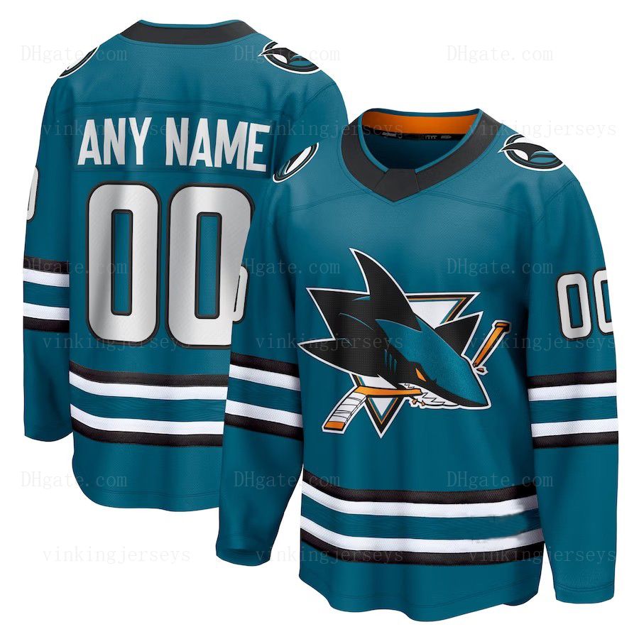 Tomas Hertl 2023 Reverse Retro Sharks Jerseys Nick Bonino Timo Meier ...