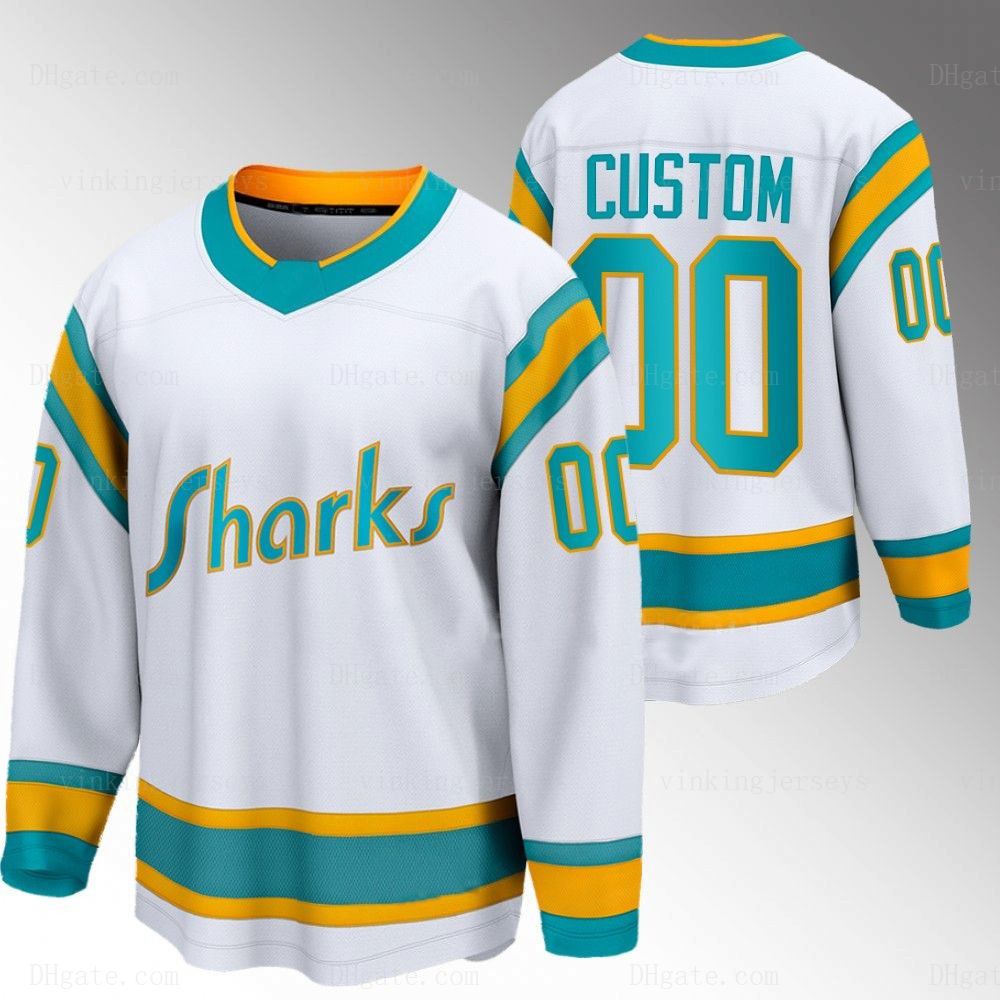 Tomas Hertl 2023 Reverse Retro Sharks Jerseys Nick Bonino Timo Meier ...