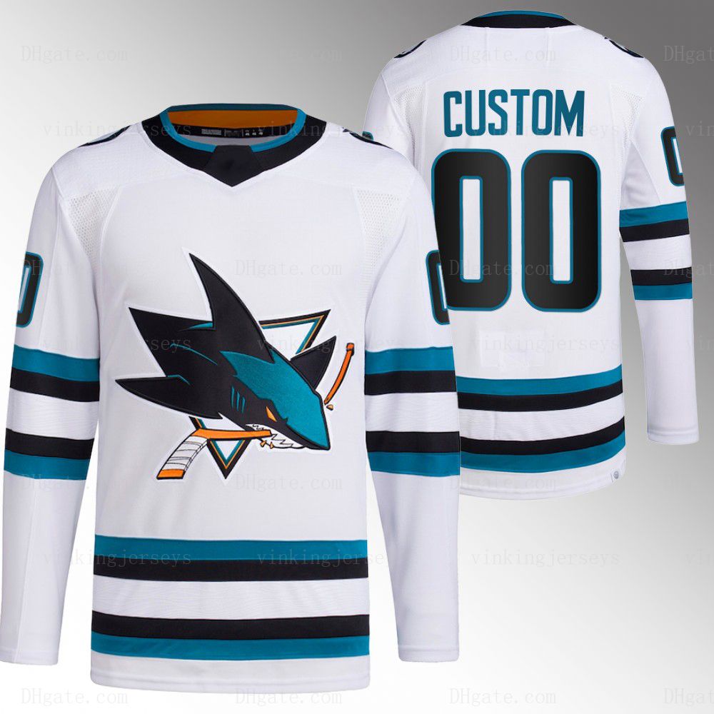 Tomas Hertl 2023 Reverse Retro Sharks Jerseys Nick Bonino Timo Meier ...