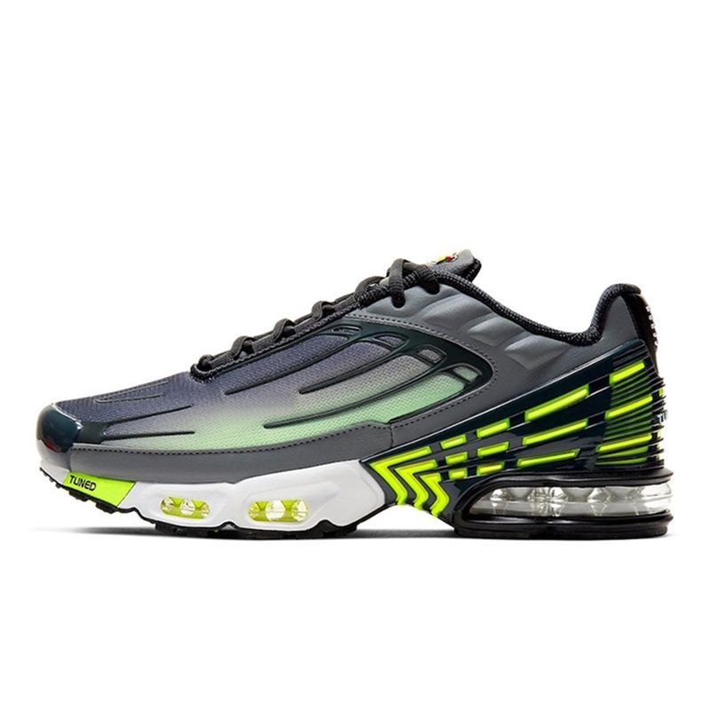 With Box Tn 3 Tn Plus 3 Running Athletic Shoes Mens Womens Obsidian ...