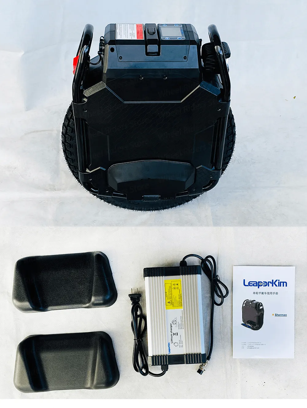 LeaperKim Veteran Sherman Monociclo Eléctrico Sherman Max 100.8V 3200WH Monowheel 2500W ...