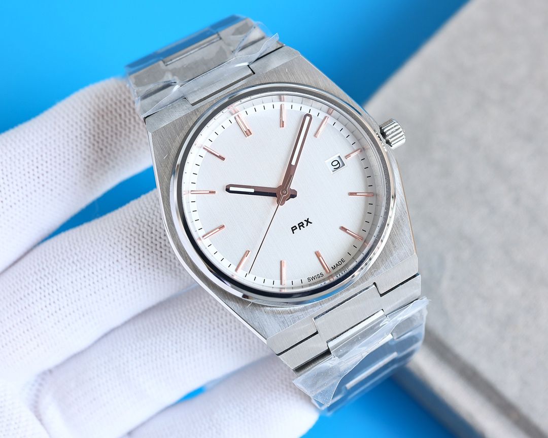Luxury Watches Mens Watch Automatic Movement PRX Series Glass Bottom ...