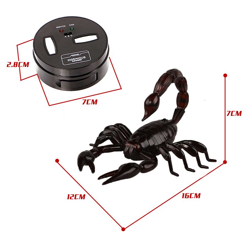 ElectricRC Animals Infrared RC Scorpion Model Toy Animal Present Gift ...