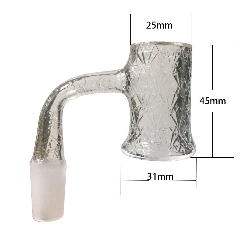 Full Welded Sandblasted Evan Shore Quartz Banger Engraved Trippy Auto ...