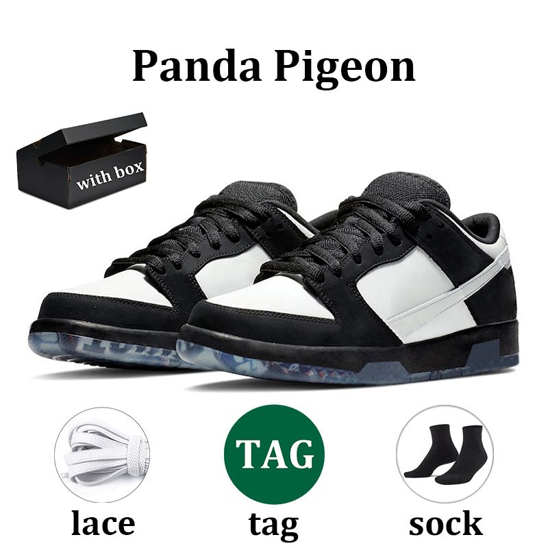 With Box Panda Shoes For Men Women Black White UNC Triple Pink Rose ...