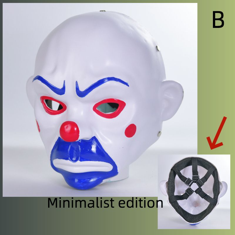 Máscaras De Fiesta Joker Bank Robber Mask Clown Masquerade Carnival ...