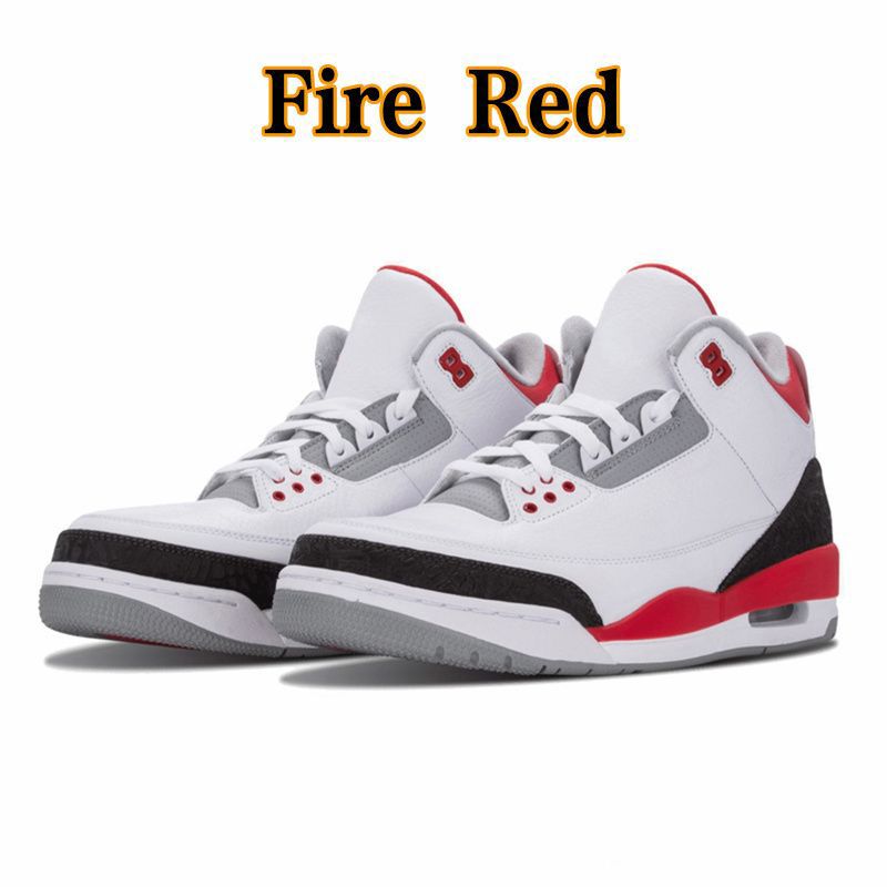 Jumpman 3 Basketball Shoes Men 3s Sneakers Fire Red Wizards Lucky Green ...