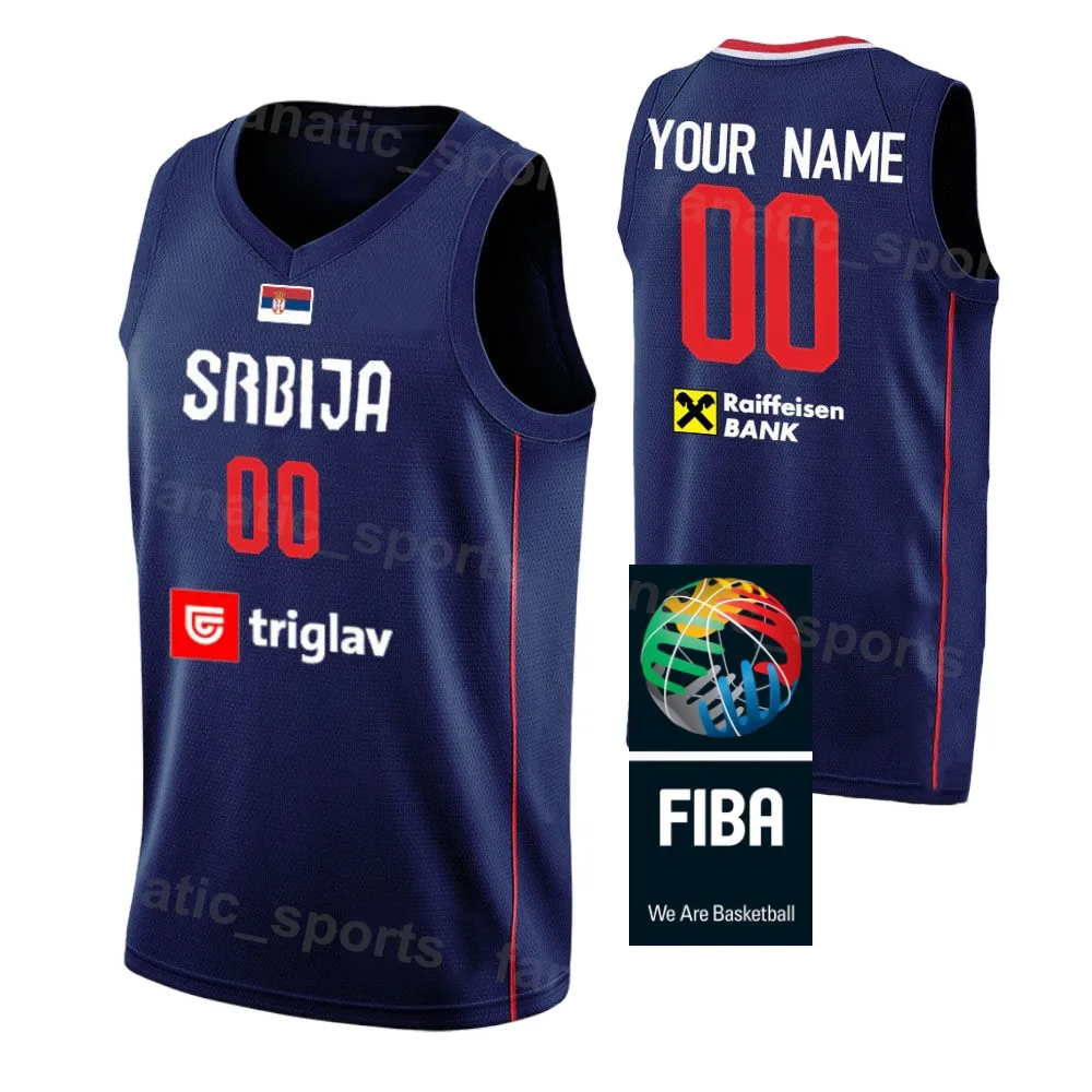 Imprimir Copa Del Mundo 2023 Serbia Baloncesto 3 Filip Petrusev Jerseys ...