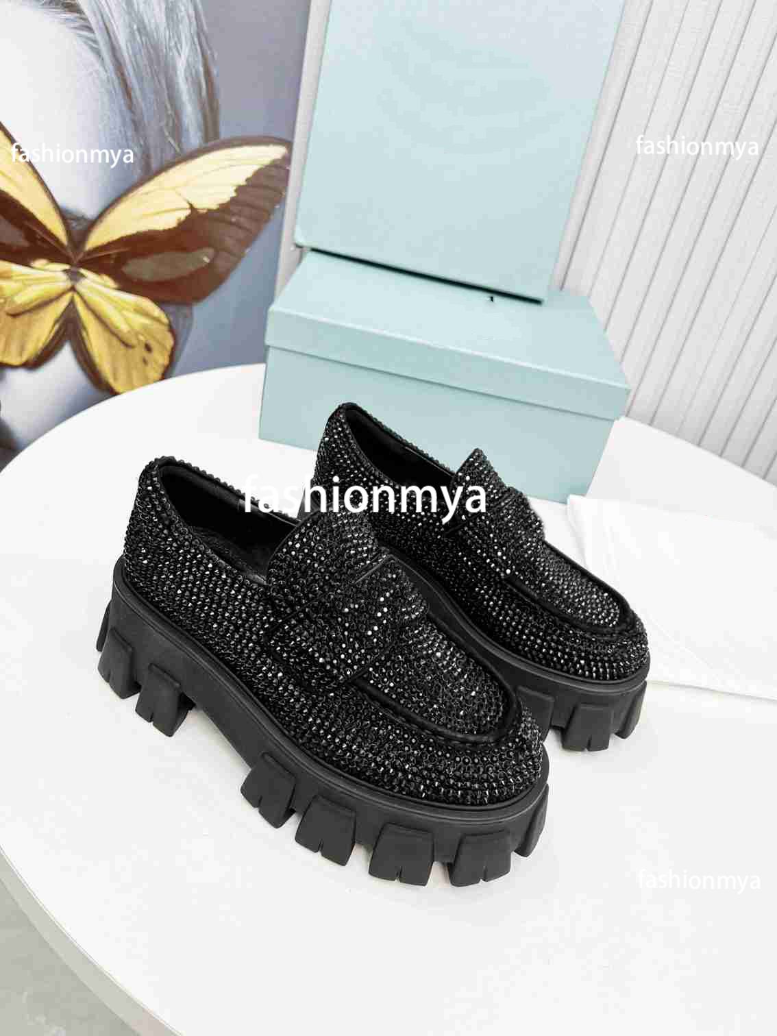 Designer Shoe Men Women Casual Monolith Logo Black Leather Shoes ...