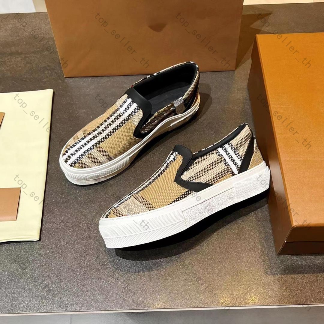 Check Cotton Sneakers Designer Shoes Vintage Canvas Sneaker Men ...