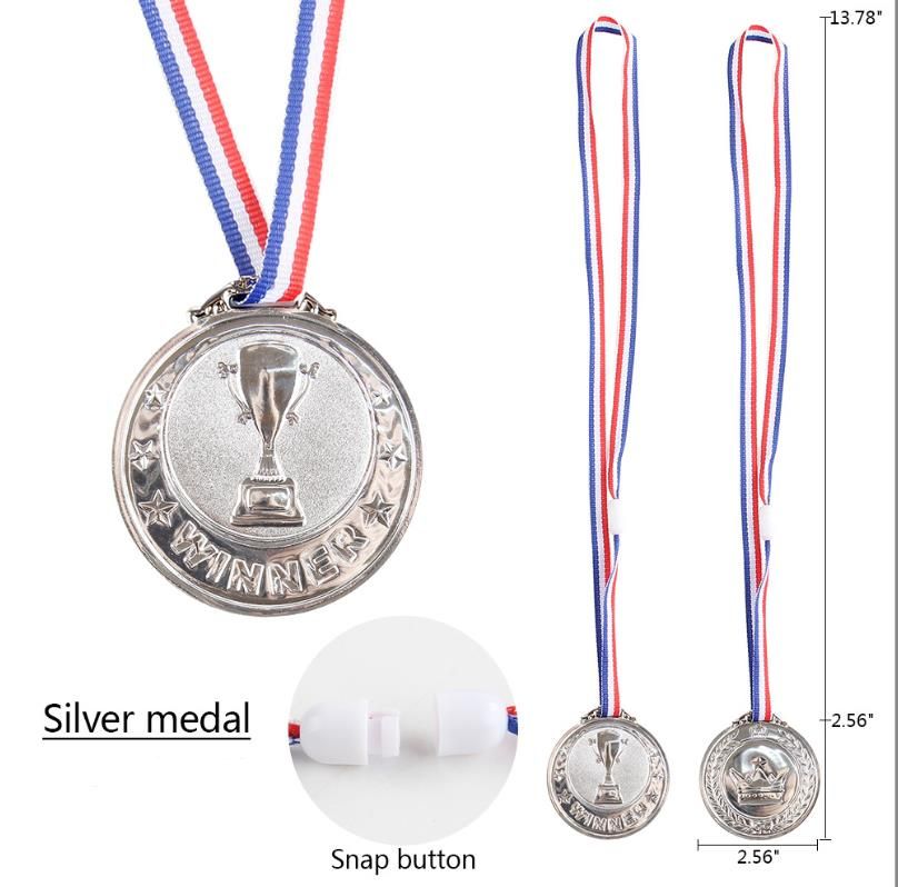 Winner Gold Medals Trophy Awards With Lanyard Ribbon Sports Game ...