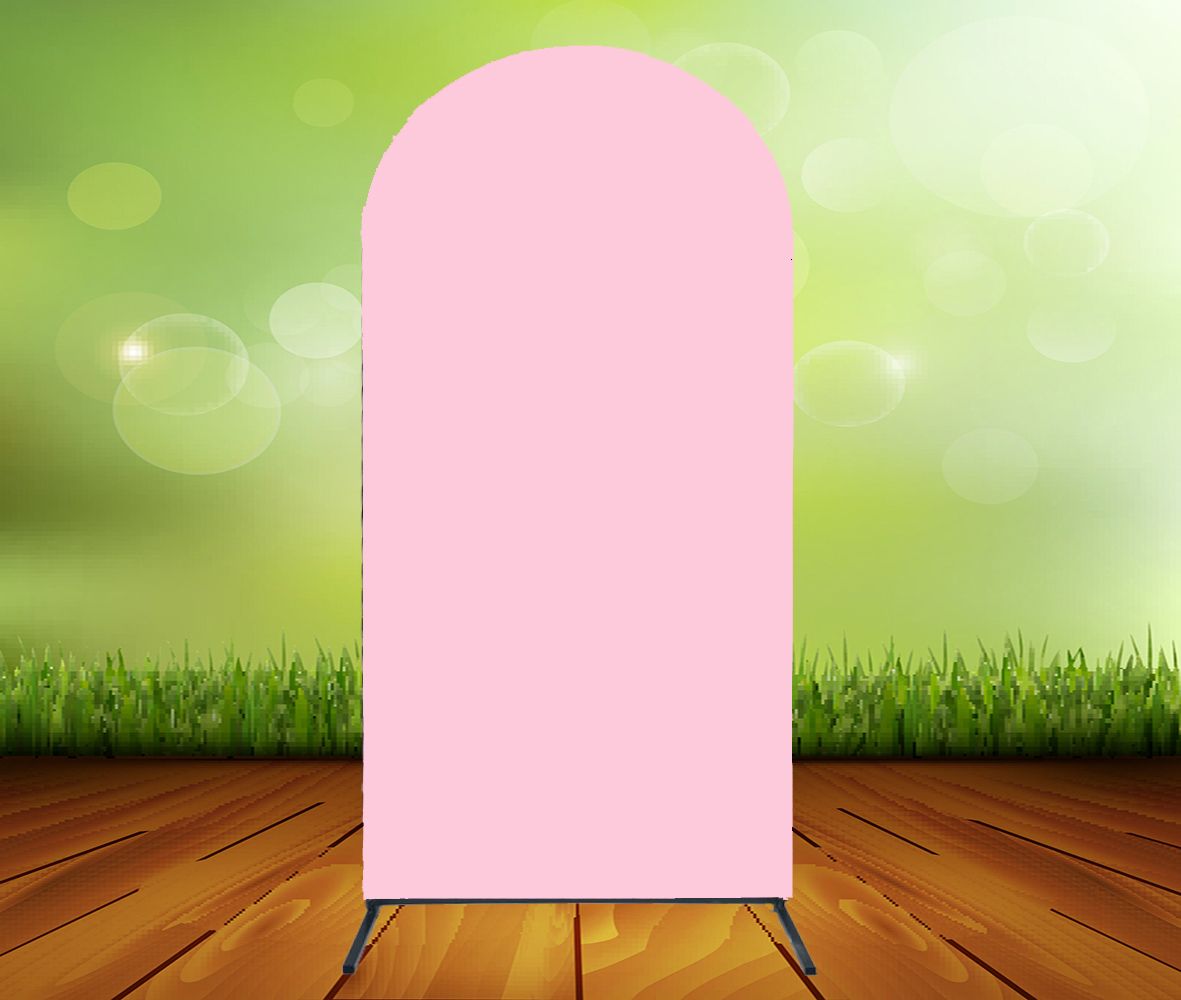 Background Material Custom Arch Backdrops Pink Black White Birthday ...