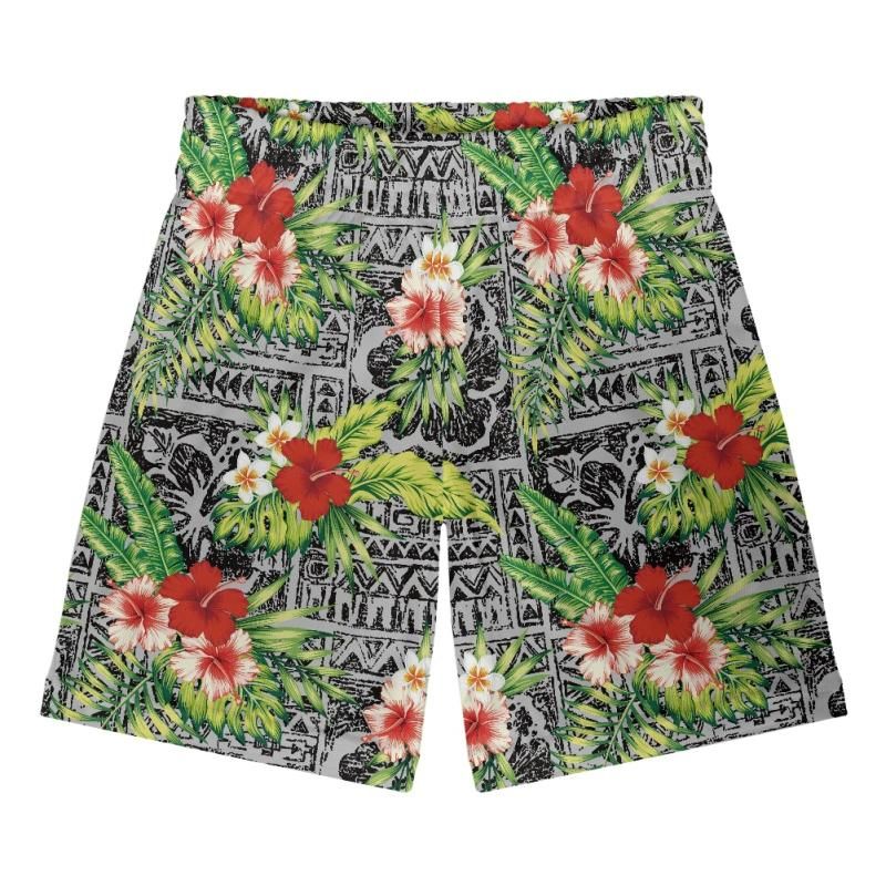 Mens Shorts Polynesian Tribal Samoan Totem Tattoo Samoa Prints ...