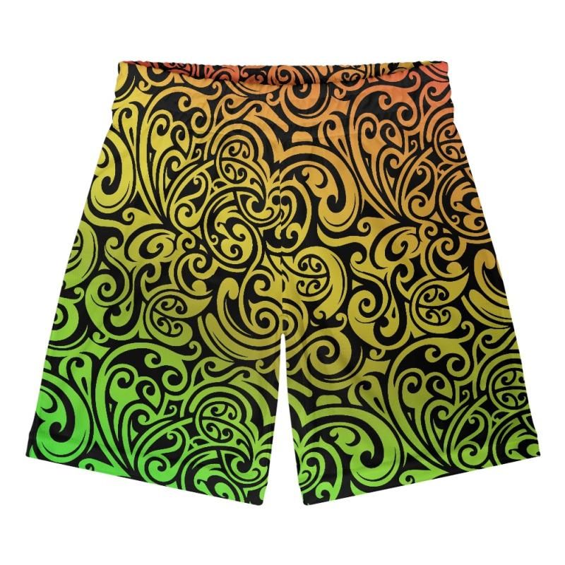 Mens Shorts Polynesian Tribal Samoan Totem Tattoo Samoa Prints ...