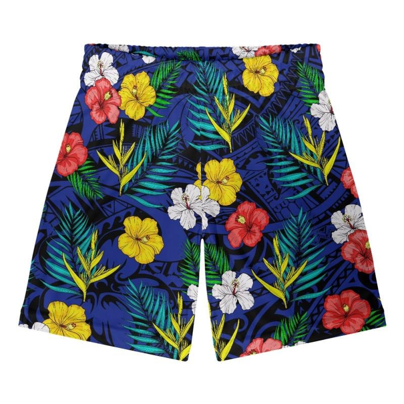 Mens Shorts Polynesian Tribal Samoan Totem Tattoo Samoa Prints ...