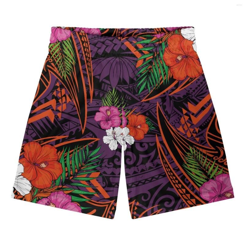 Mens Shorts Polynesian Tribal Samoan Totem Tattoo Samoa Prints ...