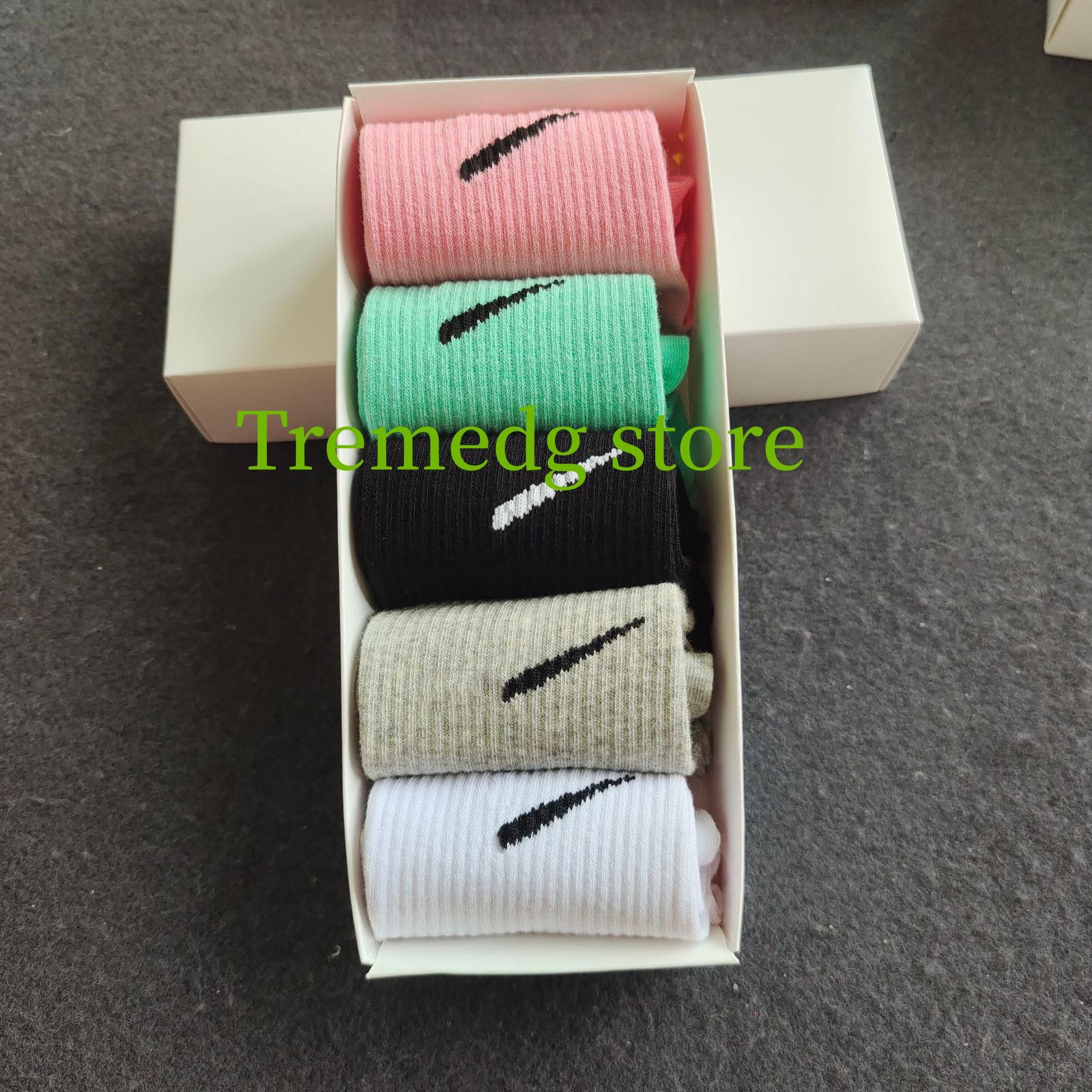 23ss Mens Designer /Box Socks Casual Short Middle Long Tube Fashion ...