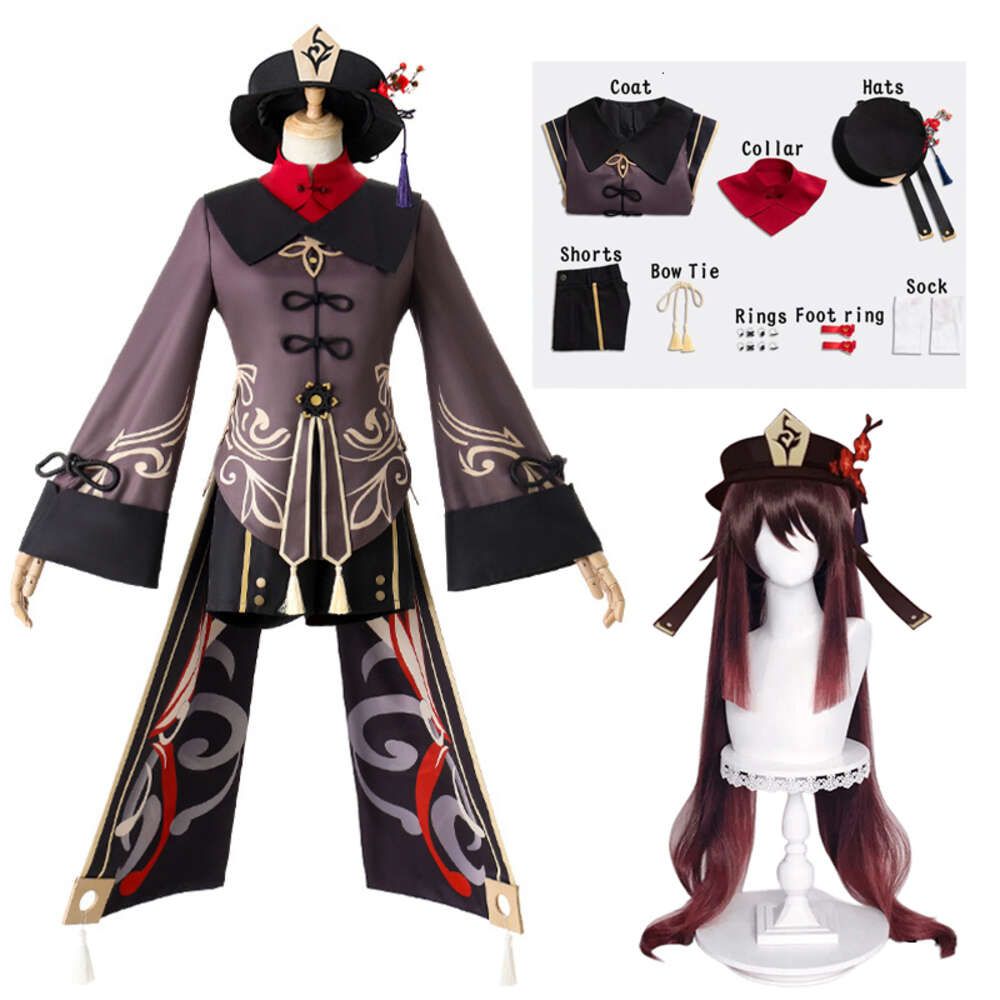 Hutao Cosplay Genshin Impact Hutao Cosplay Costume Hu Tao Chinese Style ...