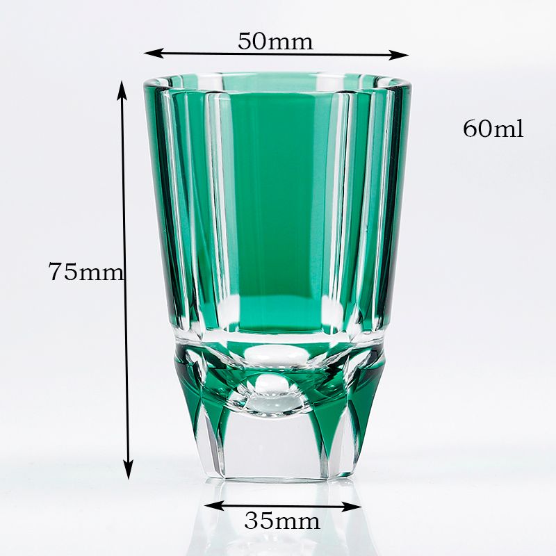 Japanese Style Craft Edo Kiriko Glass Set Shochu Sake Cup 1 Bottle And ...