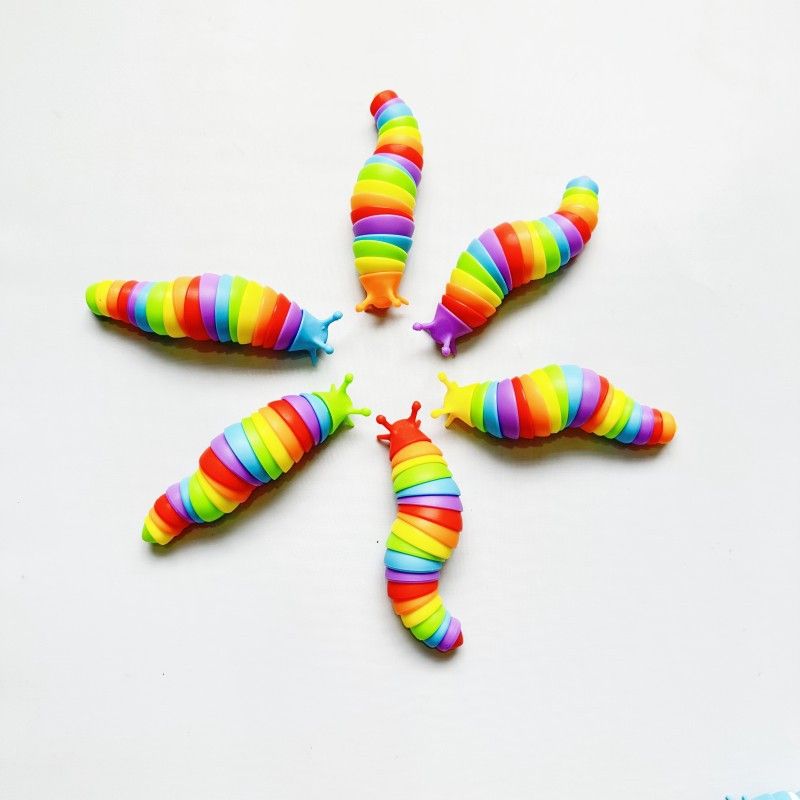Fidget Toys Slug Party Favor Articulated Flexible 3D Slugs 14cm Finger ...