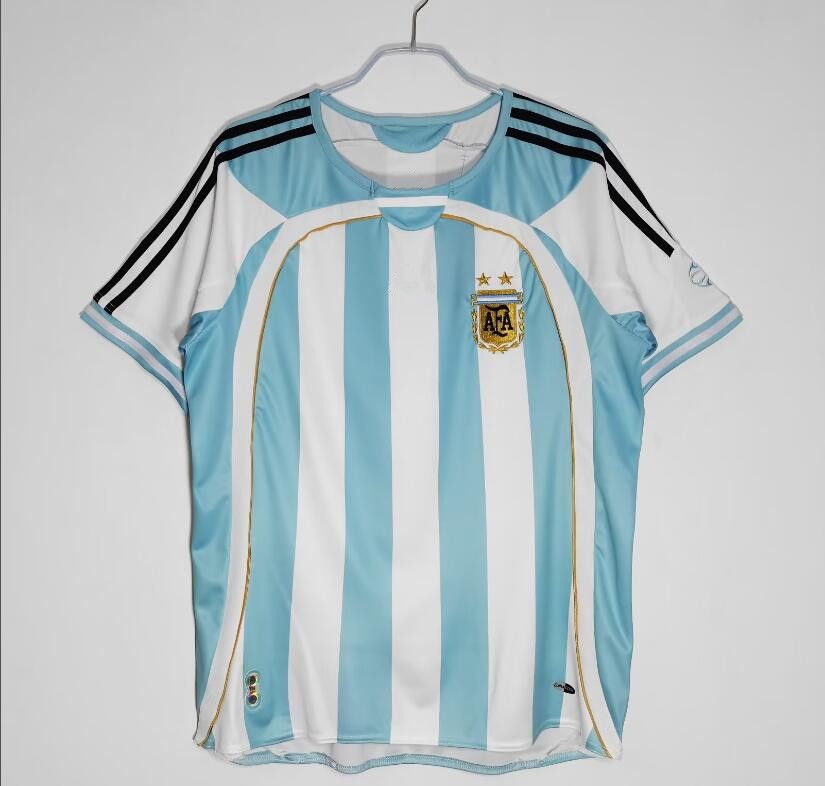 Retro 1986 1998 Argentina Soccer Jersey Maradona CANIGGIA 1996 ...