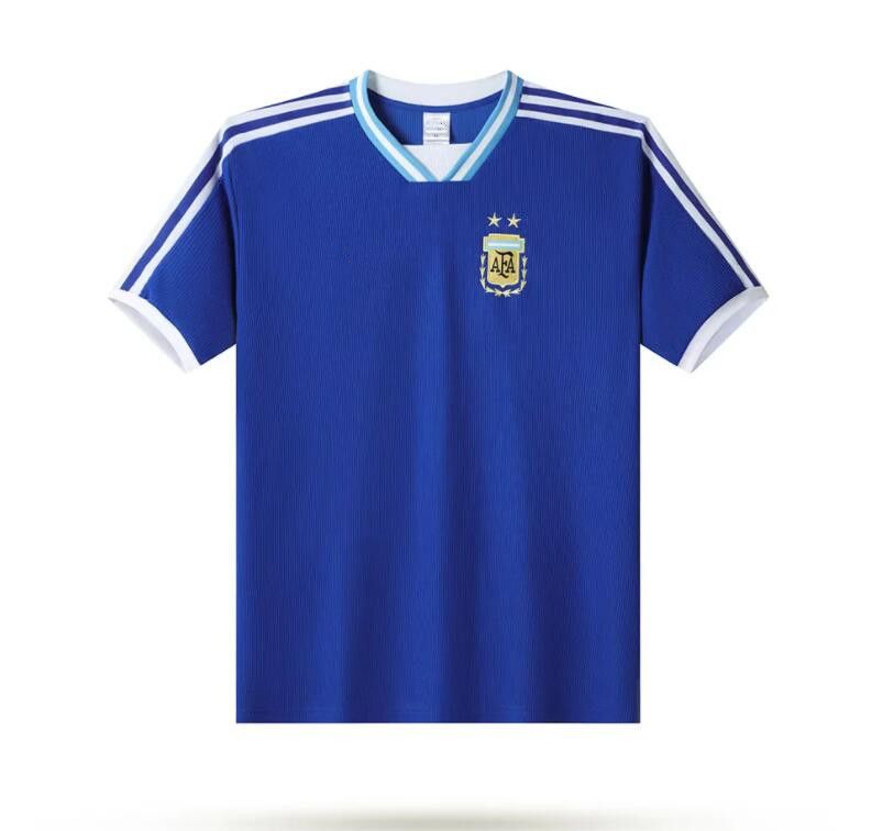 Retro 1986 1998 Argentina Soccer Jersey Maradona CANIGGIA 1996 ...