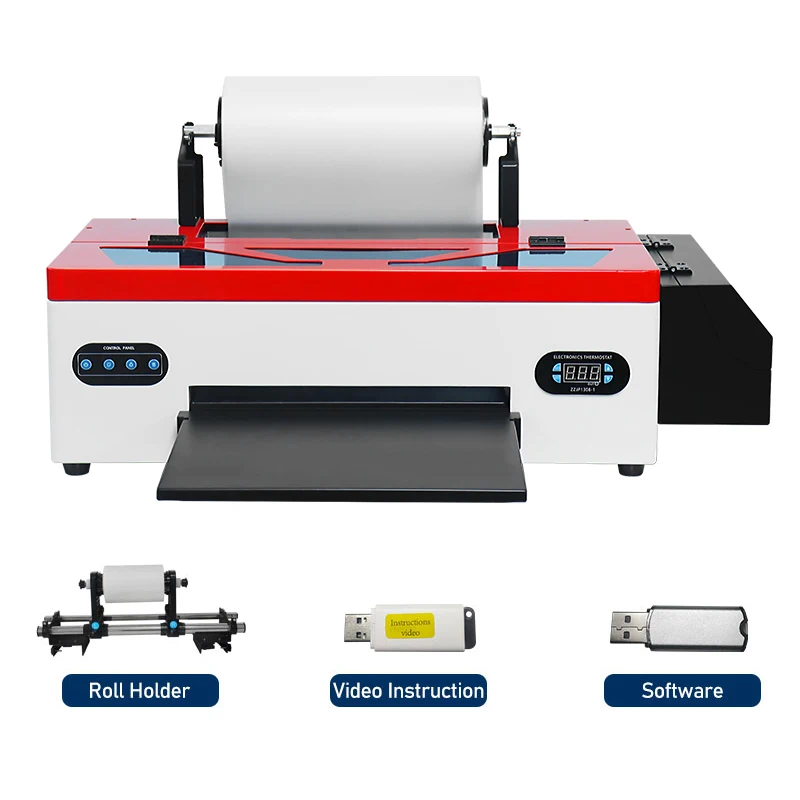 Transferdrucker Mit Rollenzuführung DTF Direct To Film Print A3 Für T Shirt Hoodies Impresora ...