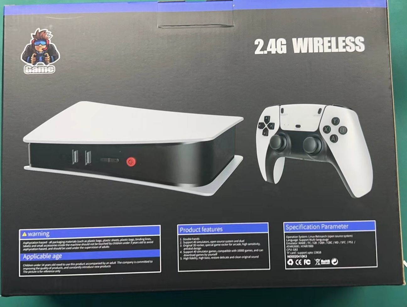 M5 PS5 Wireless Handheld Gaming Video Game Console 4k 20000 Games ...