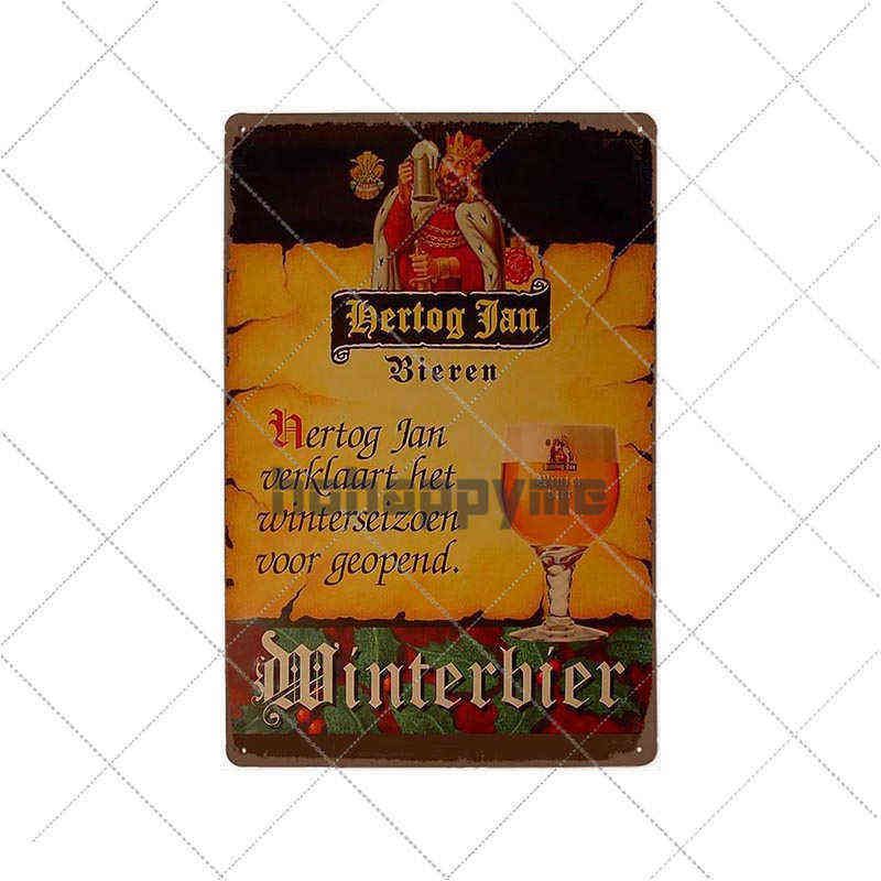 Hertog Jan Beer Vintage Tin Sign Pub Bar Wall Decor 20x30cm From ...