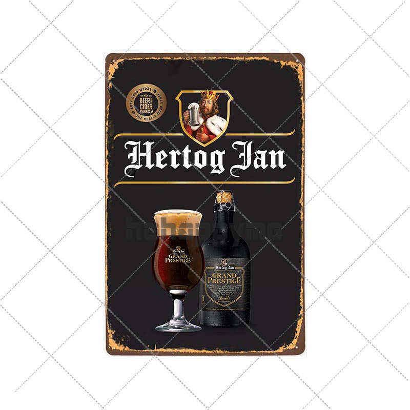Hertog Jan Beer Vintage Tin Sign Pub Bar Wall Decor 20x30cm From ...