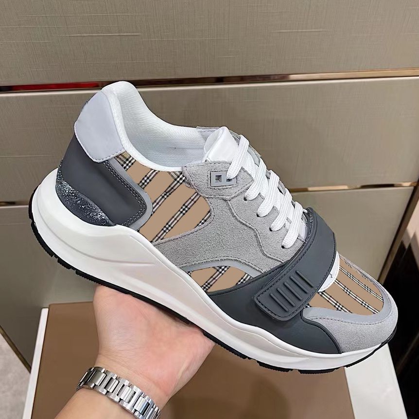 Men Shoes Designer Sneakers Brand Check Shoe Classic Platform Sneaker ...