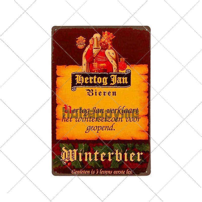 Hertog Jan Beer Vintage Tin Sign Pub Bar Wall Decor 20x30cm From ...
