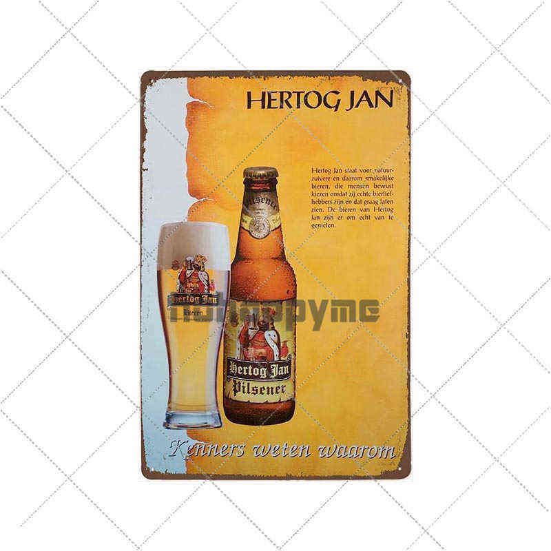 Hertog Jan Beer Vintage Tin Sign Pub Bar Wall Decor 20x30cm From ...