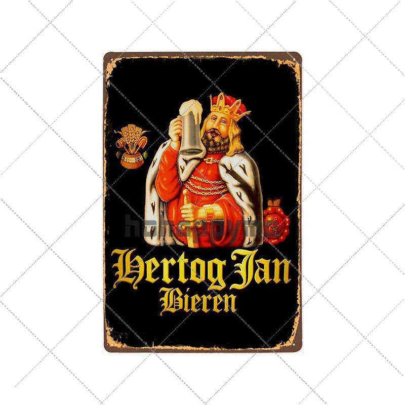 Hertog Jan Beer Vintage Tin Sign Pub Bar Wall Decor 20x30cm From ...
