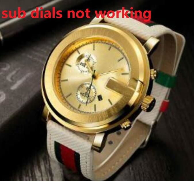 Luxury Full Function Stopwatch Timer Watch For Men Fashionable Casual ...