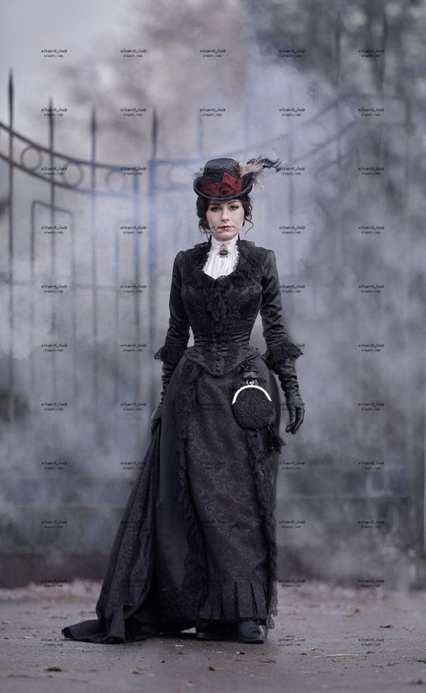Red Steampunk Prom Dress