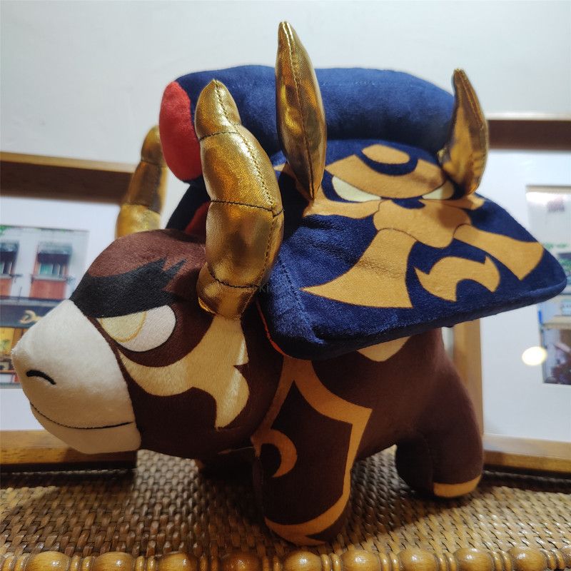 Plush Dolls Genshin Impact Ushi Plush Arataki Straight Arataki Itto ...