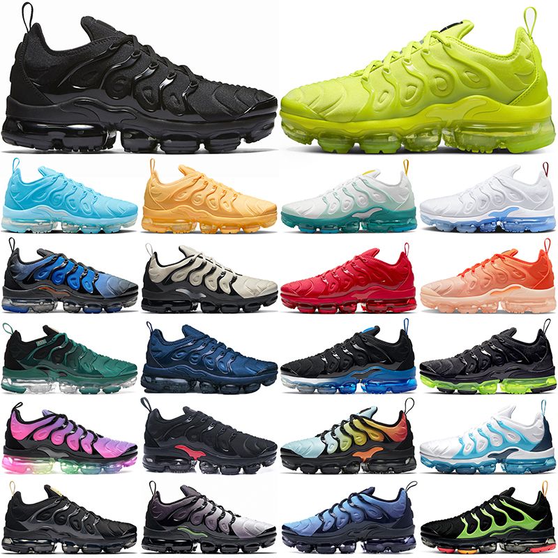 Plus Tn Running Shoes Men Women Tennis Ball University Blue Triple ...
