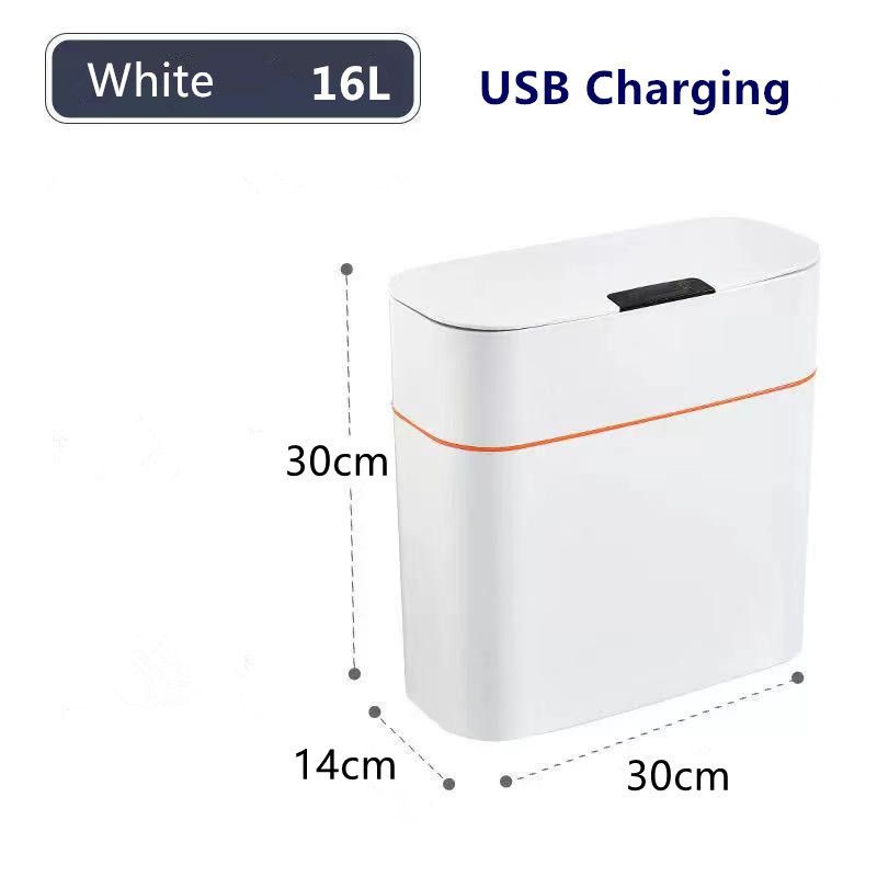 SmartCan 1316L Automatic Waste Bin USB Sensor Rechargeable Kitchen ...