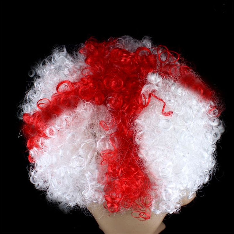 World Cup Wigs National Flag Fan Articles Rainbow Wig Dress Up Props ...