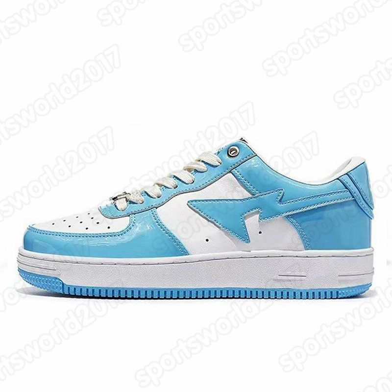 Bapestas Baped Sta Running Shoes Sk8 Low Men Women Black White Pastel ...