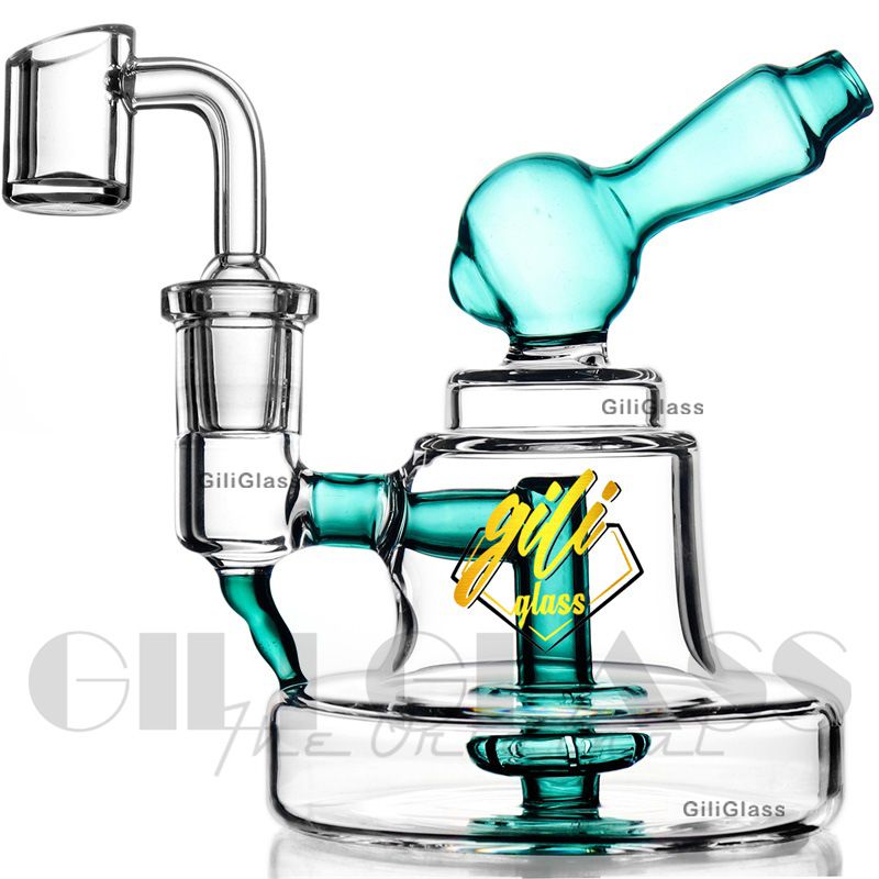 Bulk Order Mini Dab Rig With Quartz Nail Hook And Glass Pipe 5 Inches ...