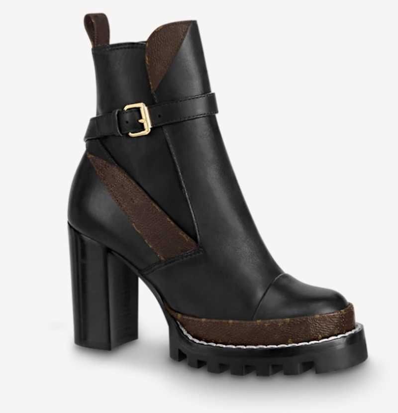 Designer Real Leather Boot High Heels Ankle Boots Fahsion Shoes ...