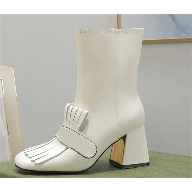 Designer Real Leather Boot High Heels Ankle Boots Fahsion Shoes ...