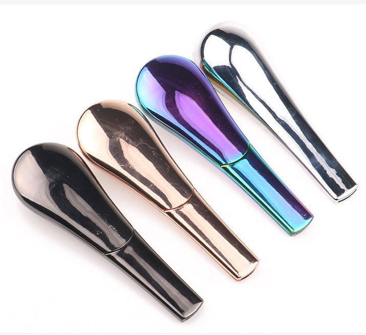 Zinc Alloy Spoon Smoking Pipe Metal Soup Spoon Pipe Smoke Iron Pipe ...